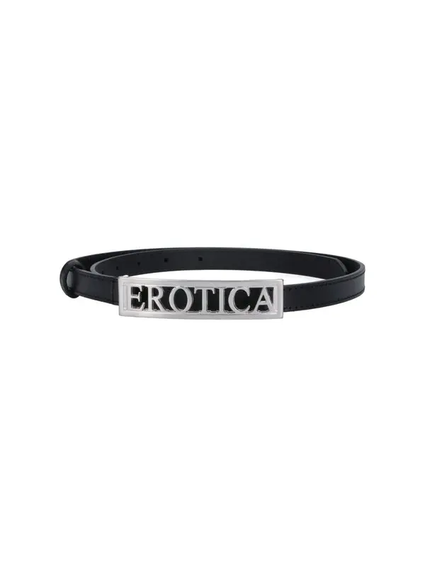 DONDUP Calf Leather Belt - Black