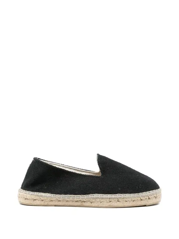 Manebí Cotton Espadrille Flats - Black