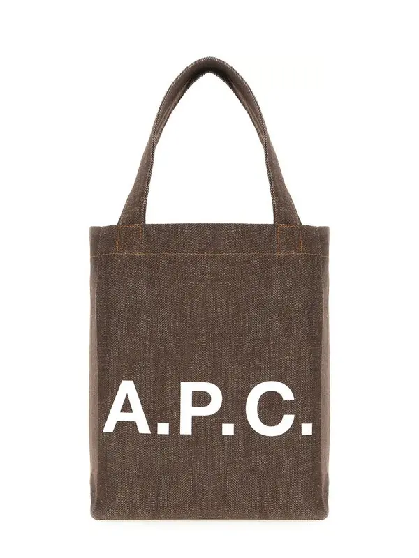 A.p.c. Mini Canvas Tote Bag For - Brown
