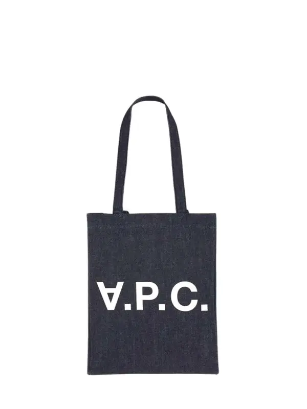A.p.c. Classic Cotton Mini Tote Bag For - Navy