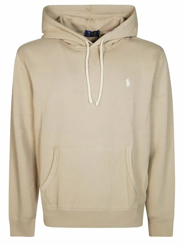 Polo Ralph Lauren Long Sleeve Knit Hoodie - Beige