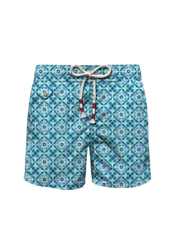MC2 SAINT BARTH Trendy Sea Inspired Mini Shirt For - Light Blue