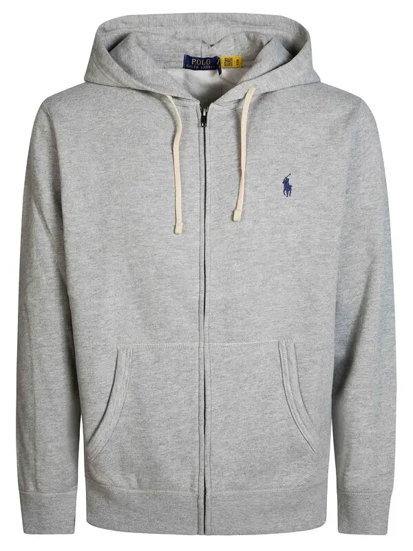 Polo Ralph Lauren Full Zip Hoodie - Grigio