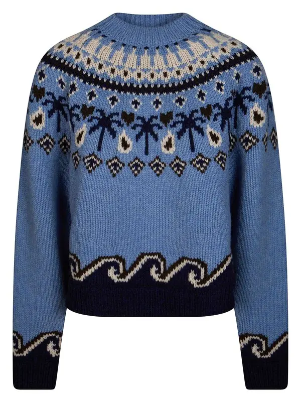 Alanui Sweet Winter Sweater - Blu