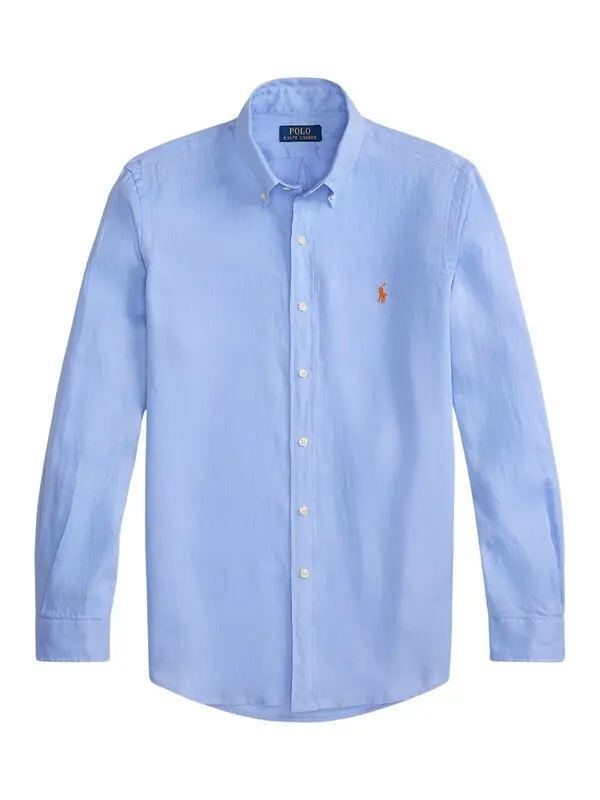Ralph Lauren Classic Button-down Shirt For - Light Blue