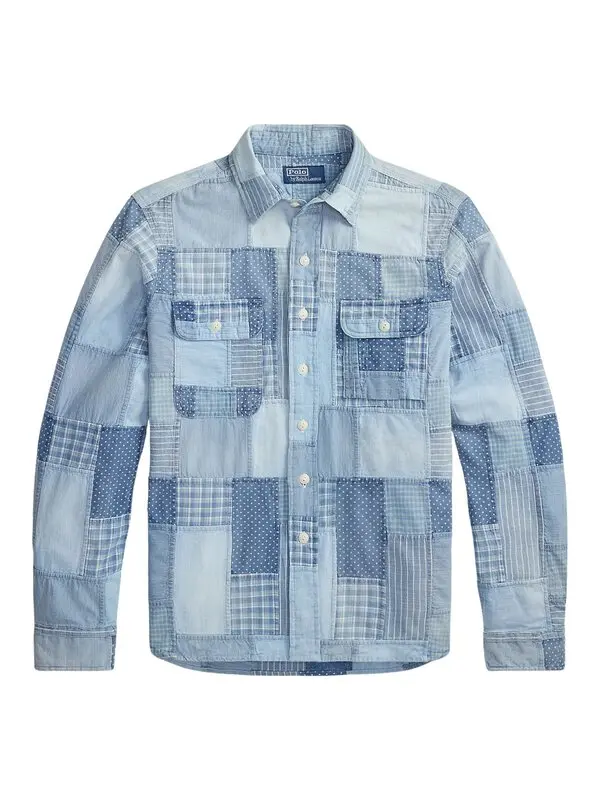 Ralph Lauren Patchwork Denim Button-up Shirt