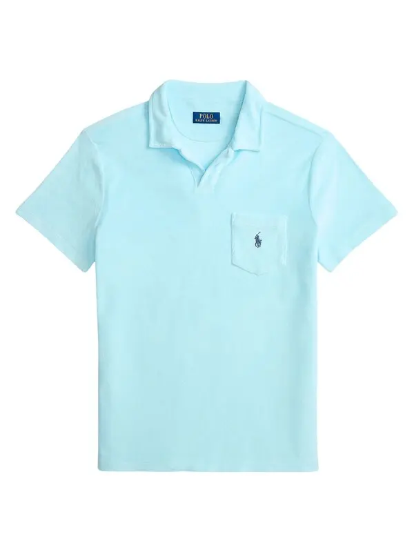 Ralph Lauren Chest Pocket Embroidered Logo T-shirt For - Light Blue