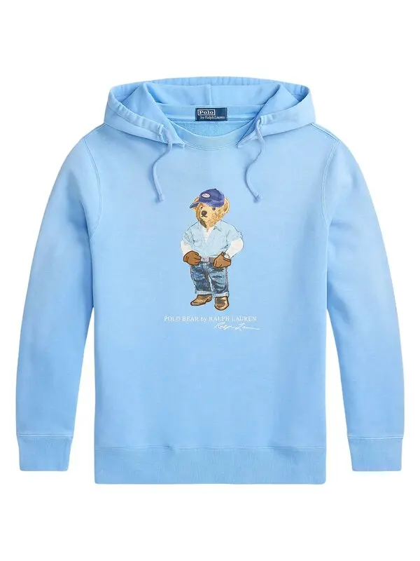 Ralph Lauren Polo Classic Cotton Blend Hoodie With Graphic Print