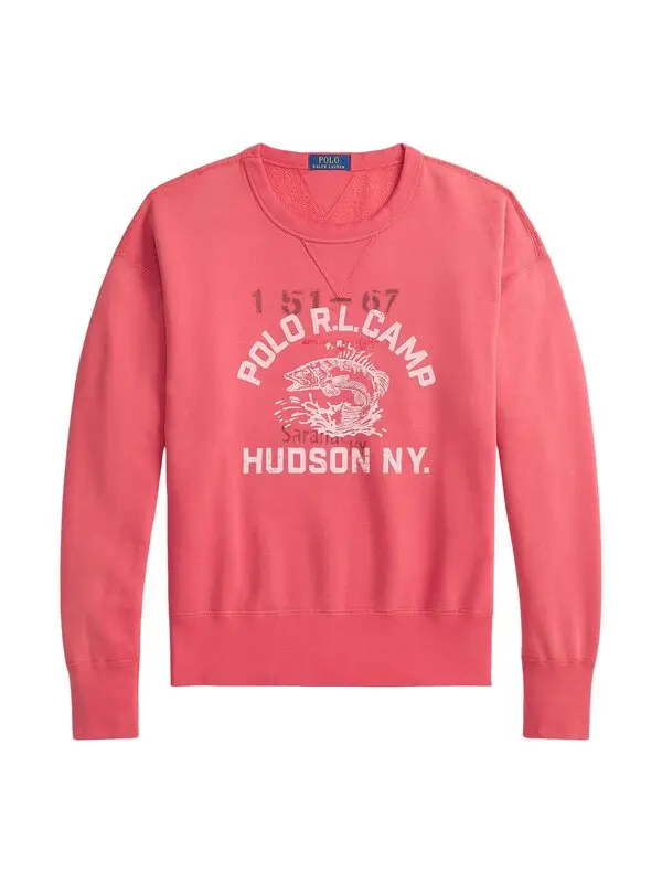 Ralph Lauren Graphic Crewneck Sweatshirt - Red