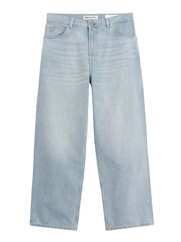 Our Legacy Wide Leg Jeans With Five Pockets - Multicolor