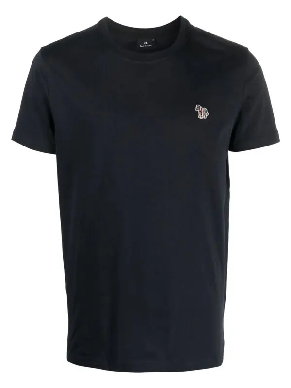 Paul Smith Signature Zebra Motif T-shirt - Navy