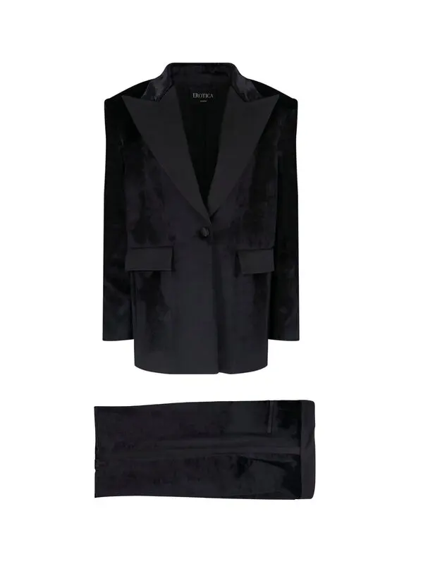 DONDUP Velvet And Satin Blazer