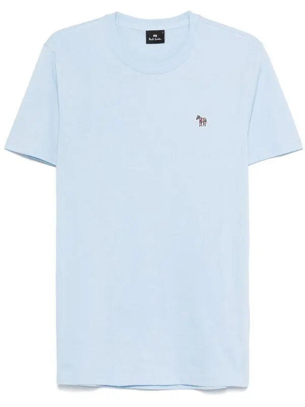 Paul Smith Short Sleeve Crew Neck T-shirt - Light Blue