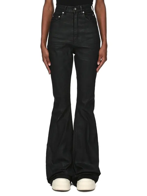 Rick Owens High-waisted Slim-fit Bootcut Jeans