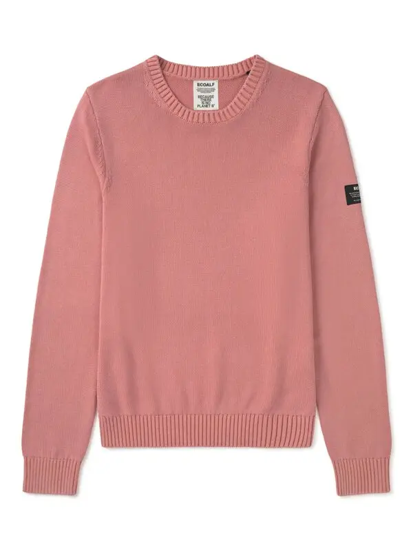 ECOALF Recycled And Organic Cotton Crew Neck Sweater - Pink