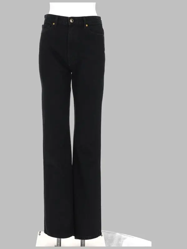 Khaite High-rise Flared Jeans - Black