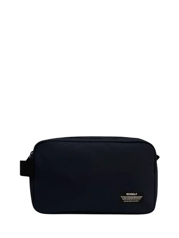 ECOALF Mini Zip Fastening Multiple Compartment Bag - Black