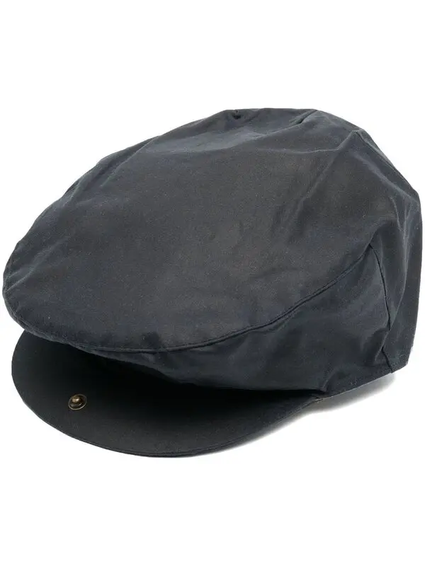 Barbour Classic Cotton Slip-on Hat Curved Design - Navy