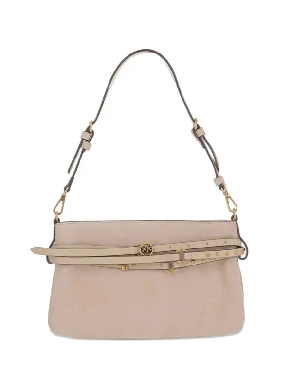 Pinko Belt Mini Shoulder Bag - Beige