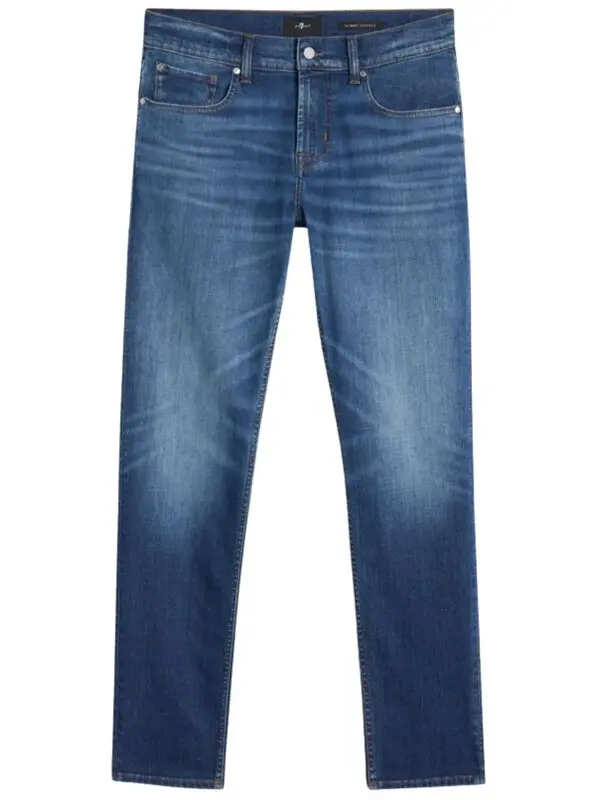 7 For All Mankind Classic Denim Jeans With Belt Loops