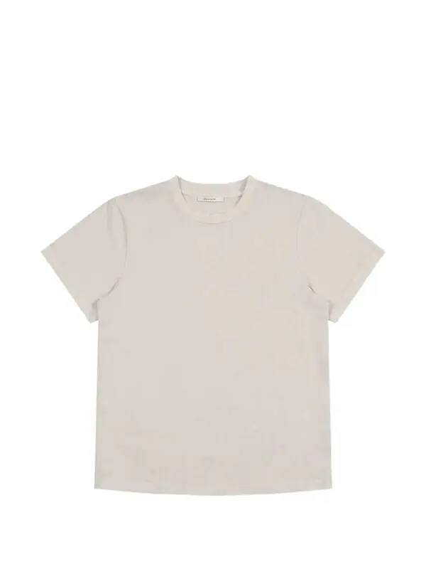 ENTIRE STUDIOS Round Neck Short Sleeve Cotton T-shirt For