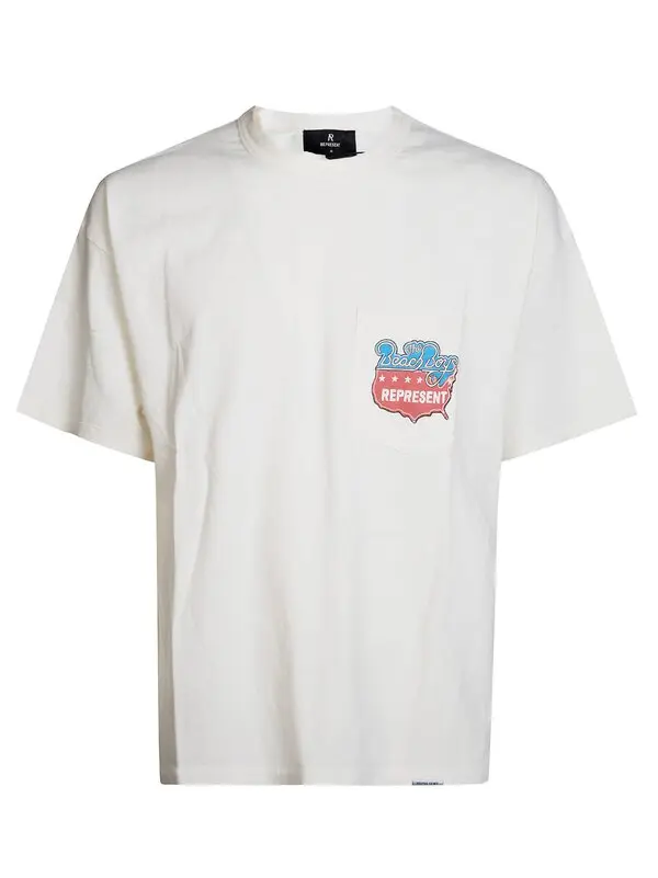 REPRESENT America Band Graphic T-shirt - Bianco