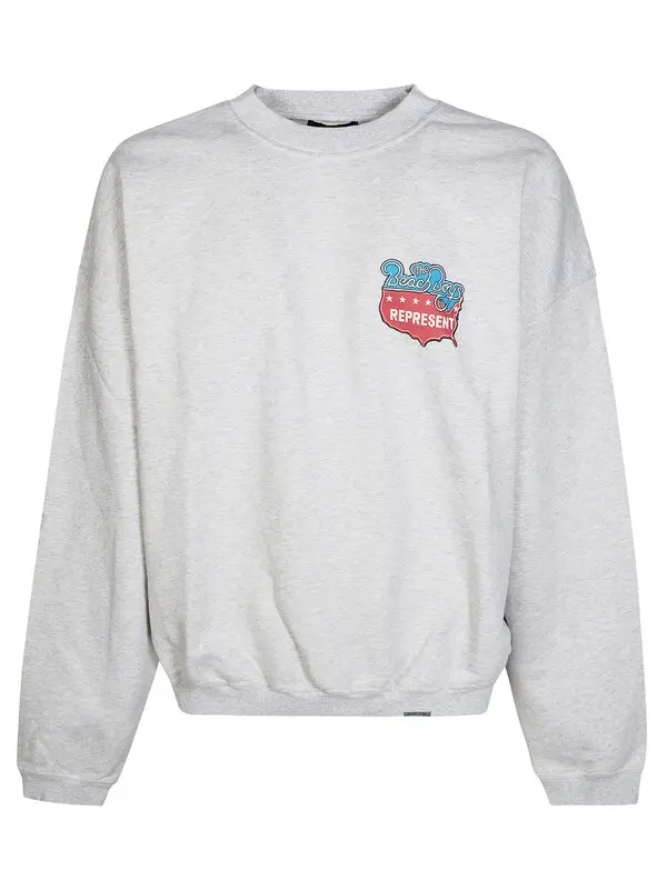 REPRESENT Graphic Band Sweatshirt - Grigio