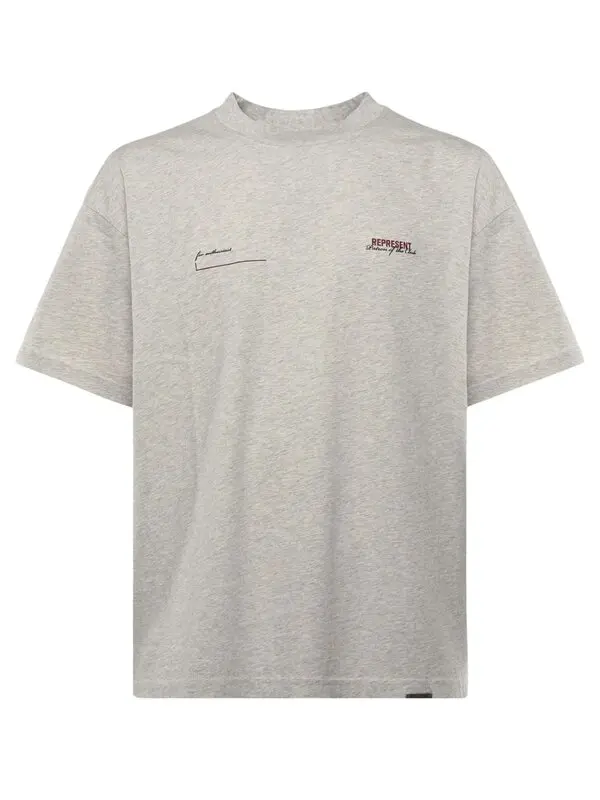 REPRESENT Crew Neck Graphic Print T-shirt Short Sleeves