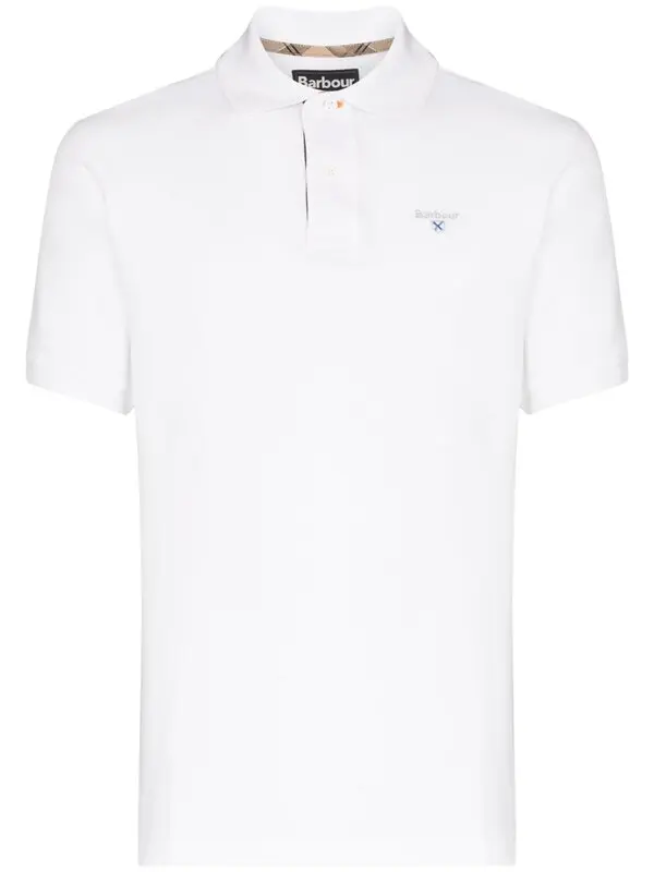 Barbour Classic Cotton-piqué Polo Shirt For - White