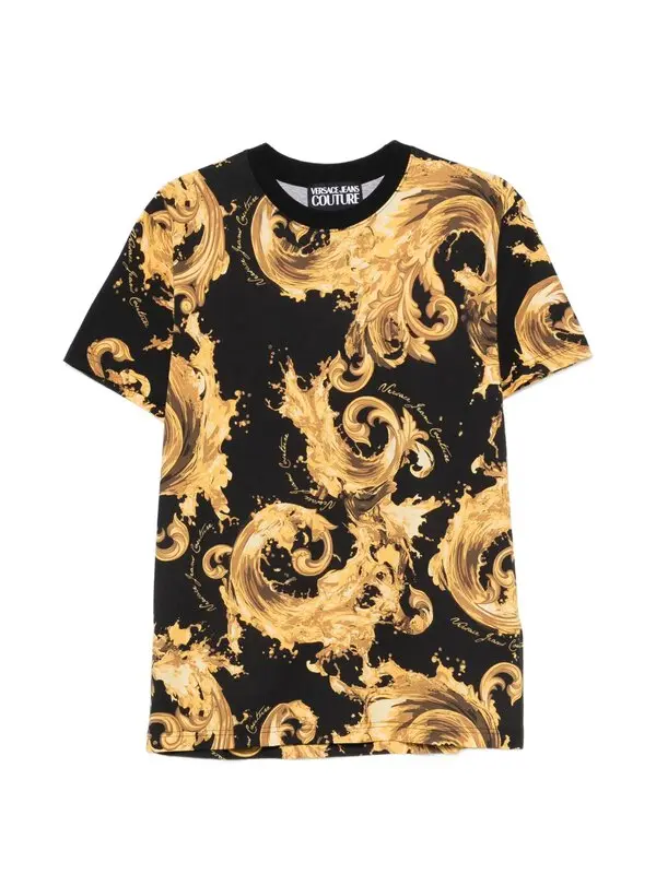 Versace Pattern T-shirt - Black