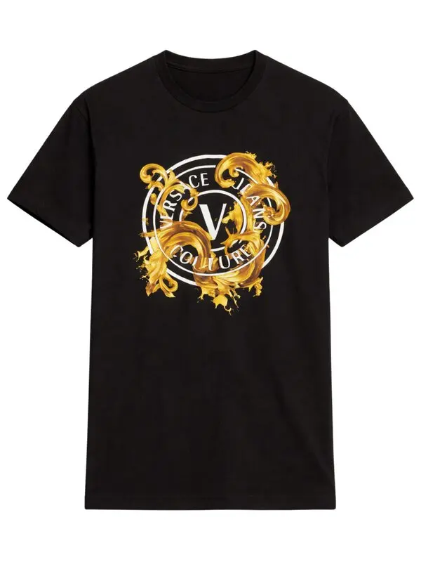 Versace Iconic Designer T-shirt For Ss26 Collection - Black