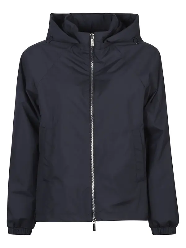 MOORER Elegant Mini Coat - Navy