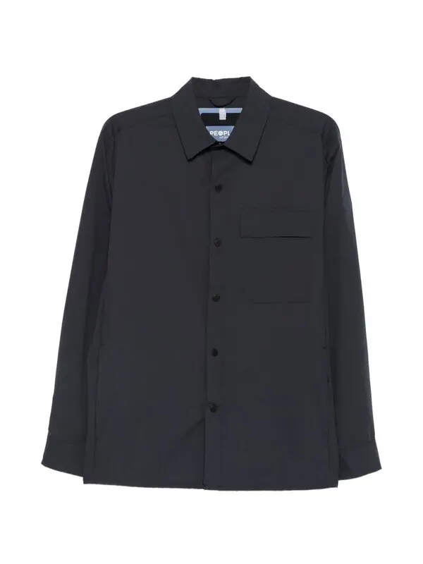 PEOPLE OF SHIBUYA Long Sleeve Shirt With Classic Collar