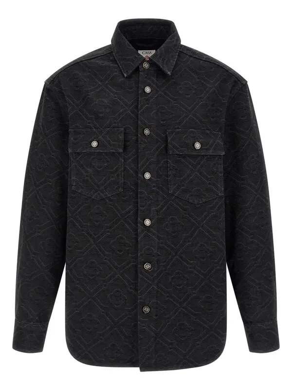 Casablanca Monogram Jacquard Overshirt