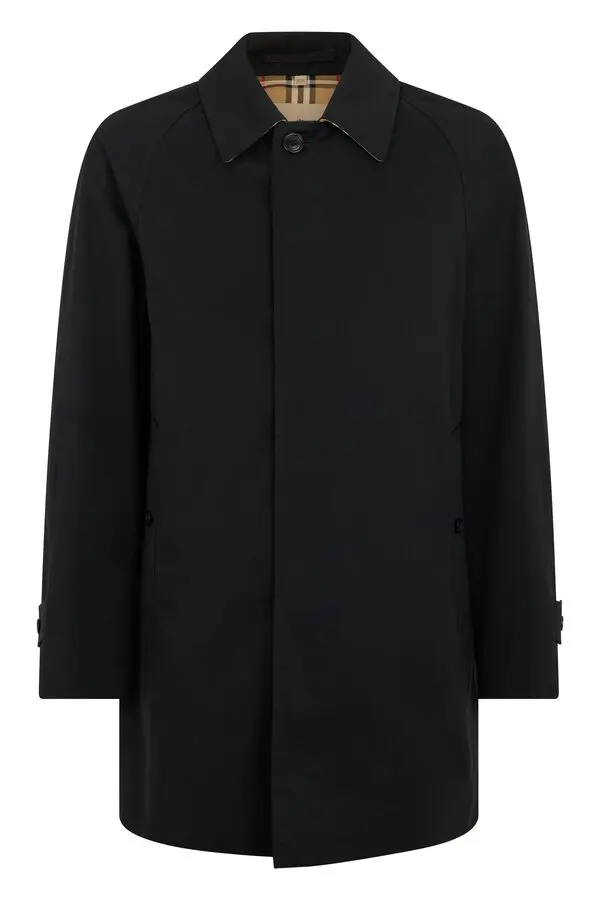 Burberry Classic Short Trench Jacket For - Black