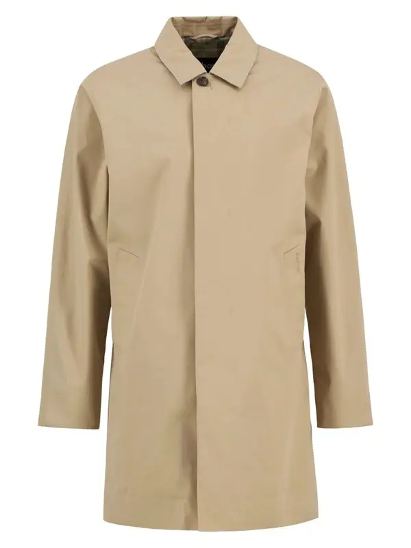Barbour Classic Mini Coat With Welt Pockets - Beige