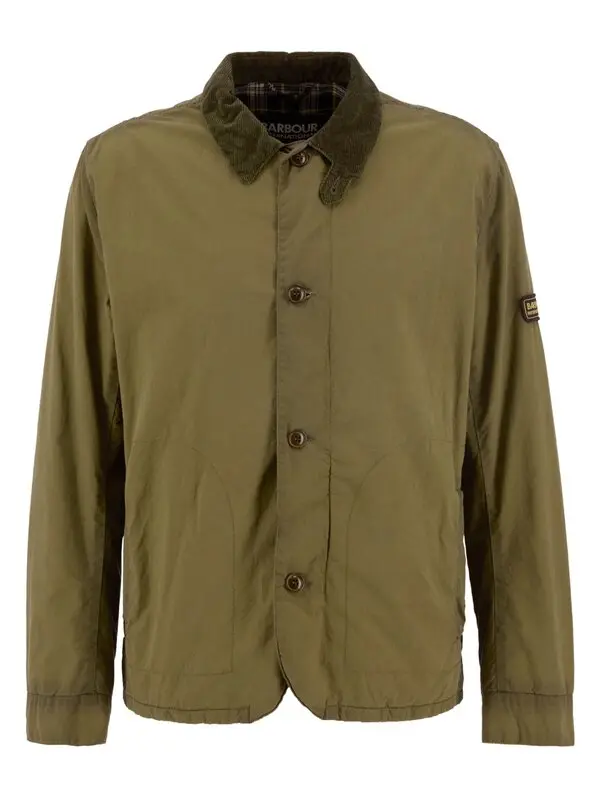 BARBOUR INTERNATIONAL Corduroy Collared Long Sleeve Jacket