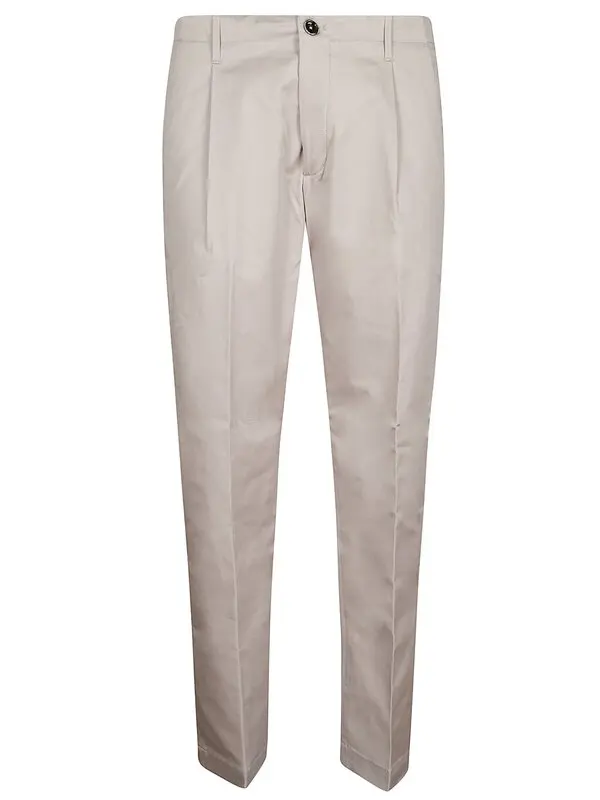 NINE:INTHE:MORNING Button Fastening Trousers With Back Pockets - Grey