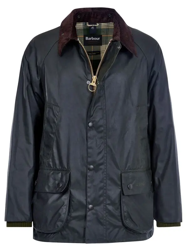 Barbour Corduroy Spread Collar Long Sleeve Coat For - Green