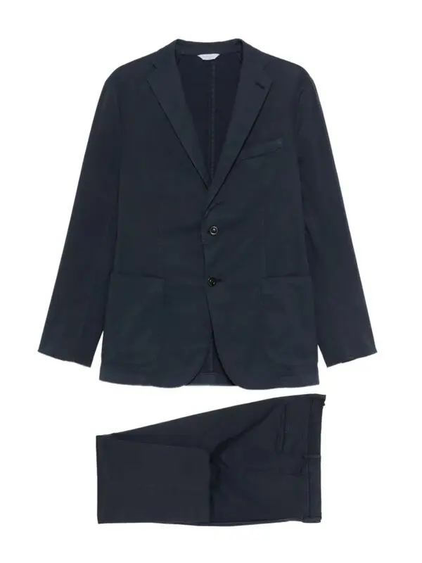 Boglioli Sophisticated Slim Fit Suit For - Navy