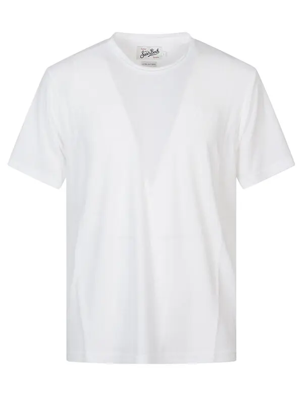 MC2 SAINT BARTH Light And Natural T-shirt For Size - White