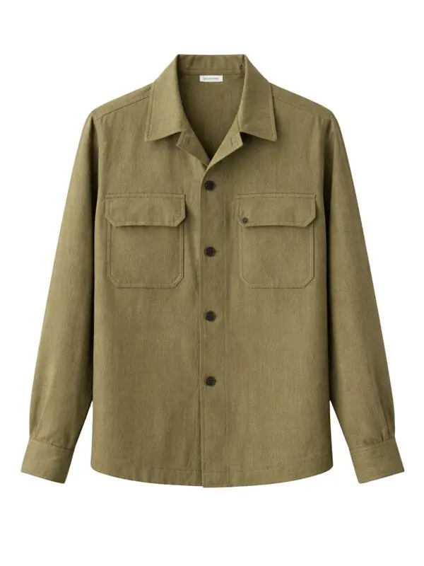 Tagliatore Lightweight Linen Shirt Jacket