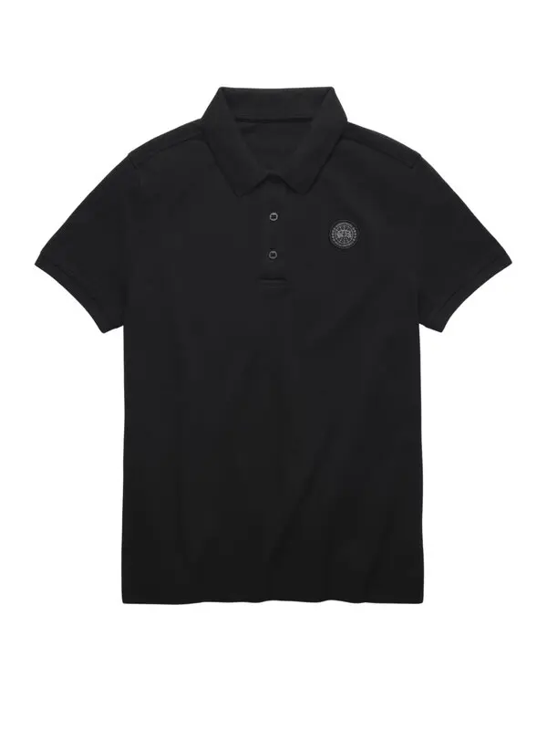 Canada Goose Beckley Tonal Label Polo Shirt - Black