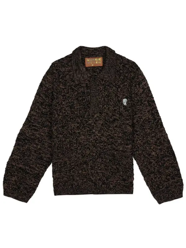 BRAIN DEAD Contemporary Urban Sweater For Ss26 - Brown