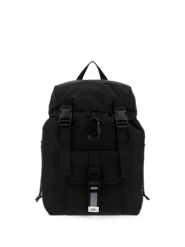 A.p.c. Recycled Nylon Mini Utility Backpack - Nero
