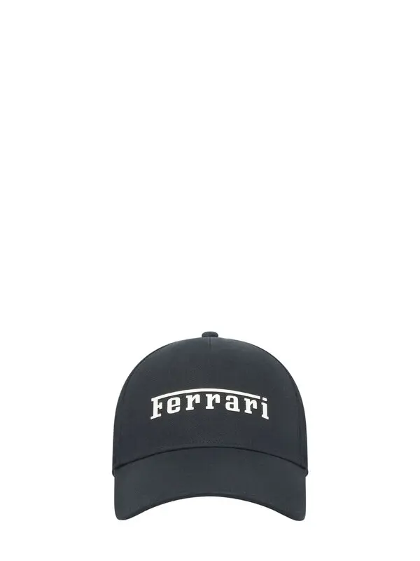 FERRARI Baseball Cap With Logo - Black