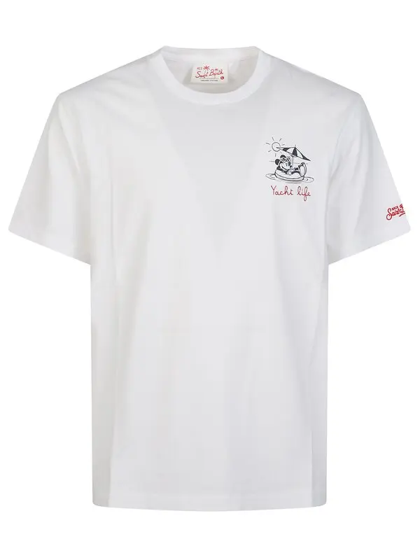 MC2 SAINT BARTH Classic Relaxed Fit T-shirt For - White