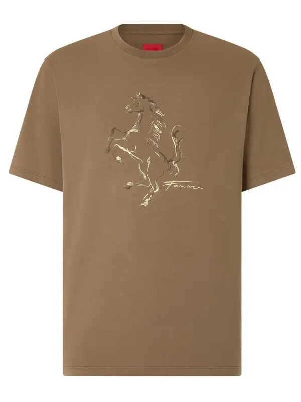 FERRARI Classic T-shirt - Kaki