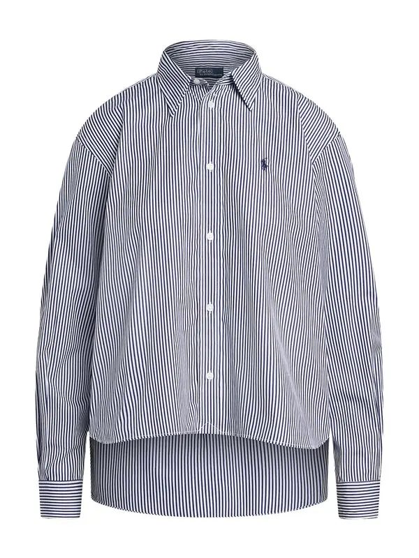 Ralph Lauren Striped Cotton Button-up Shirt - Navy