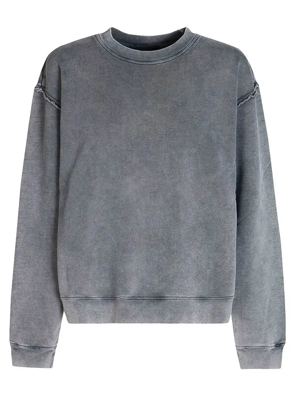 HAIKURE Sweatshirt T-shirt With Clean Crewneck Finish - Nero